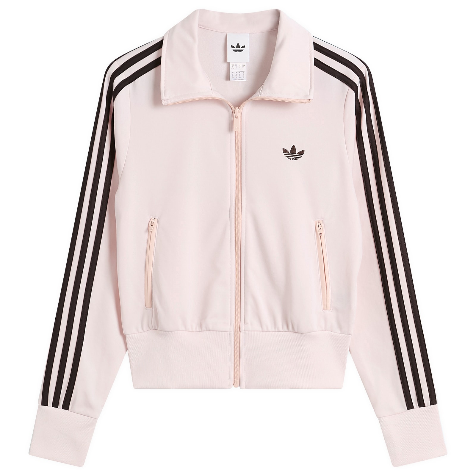 Adidas Classic Firebird Track Top - Sandy Pink/Aurora Coffee